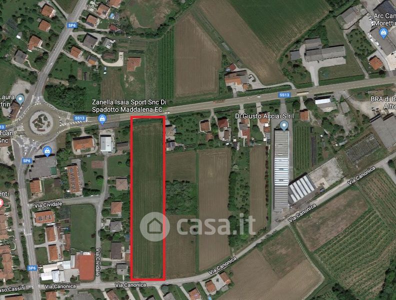 Terreno agricolo in Vendita in Via Pontebbana a Zoppola - 10000mq - Casa.it